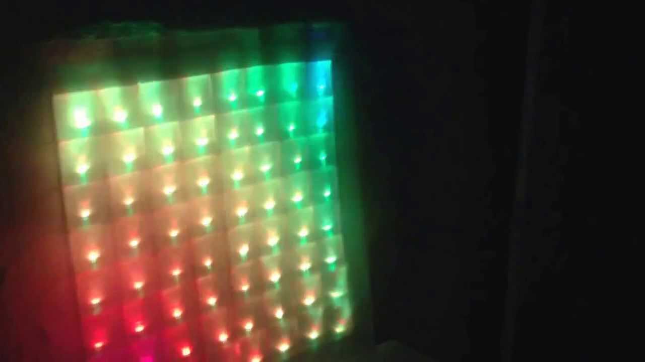 Fun with the LED array from UC Berkeley ME 102B Wizards Chess Project