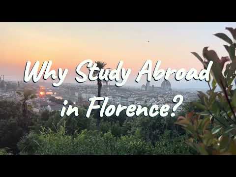 Why Study Abroad in Florence?