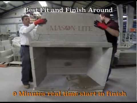 Masonry Fireplace Kits | Prefabricated Fireplace: Mason-Lite