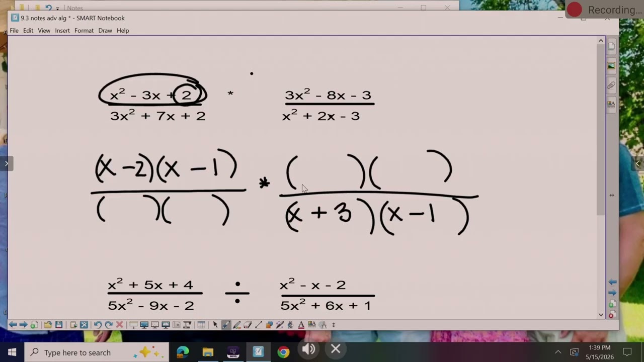 Alg IIB 9 3 notes