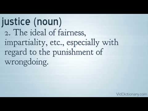 justice - definition