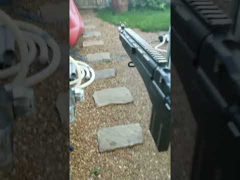 shooting my m14 airsoft