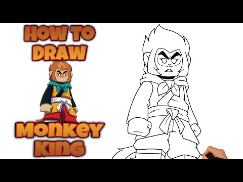 How To Draw MONKEY KING | LEGO Monkie Kid #monkeyking #legomonkiekid #drawing