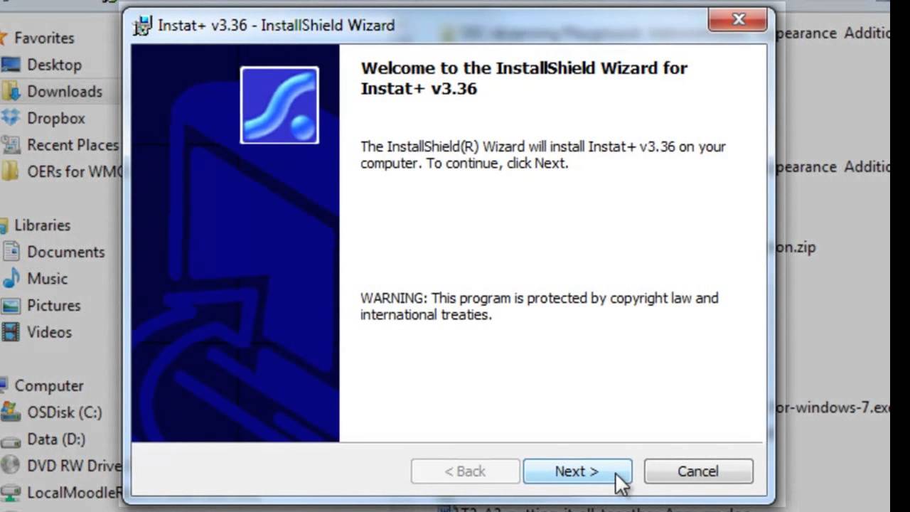 Installing Instat