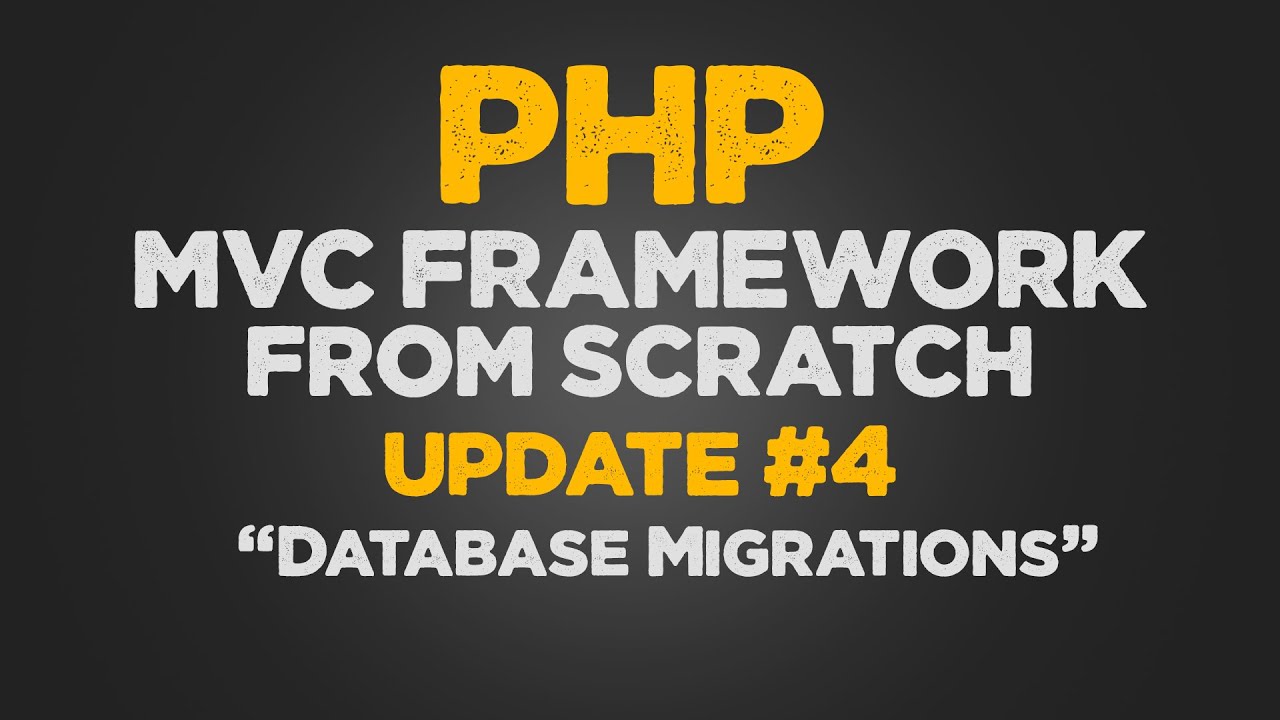 PHP MVC Framework from scratch | Update#4 | Source code included | Quick programming tutorial