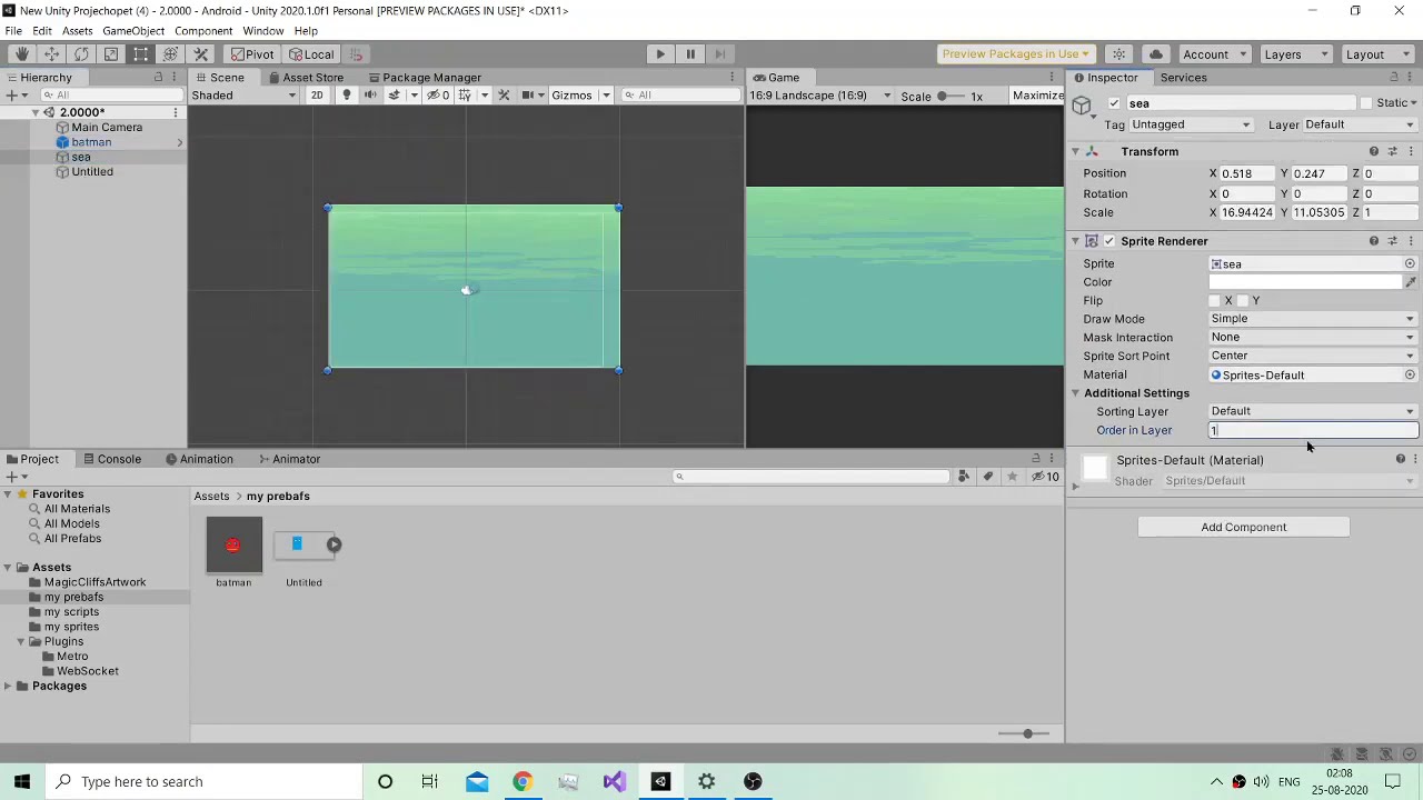 How to fix disappearing sprites in unity (unity tutorial)