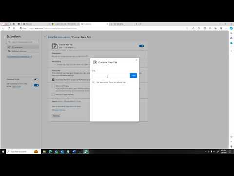 How to set a Custom New Tab URL to Google or Any Other Webpage in Microsoft Edge
