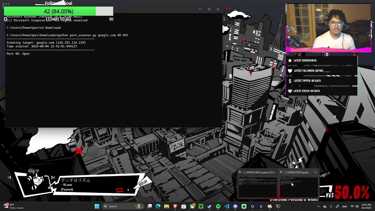 How to make a simple port scanner in Python
