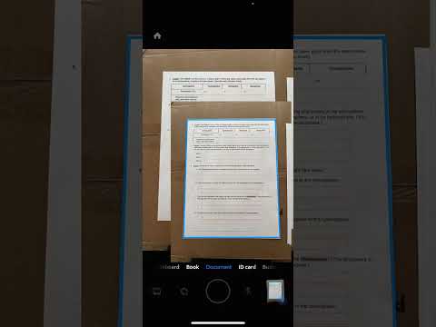 Adobe Scan for submitting printed pages