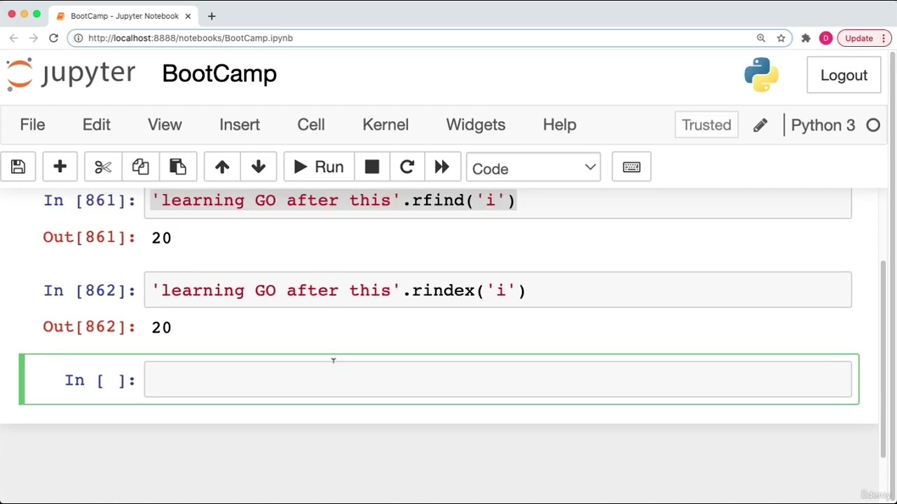 019 Python String   rIndex
