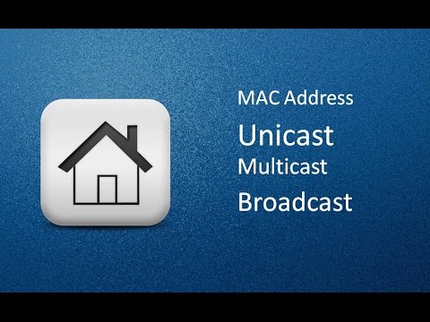 How to find out Unicast, Multicast and Broadcast address in MAC