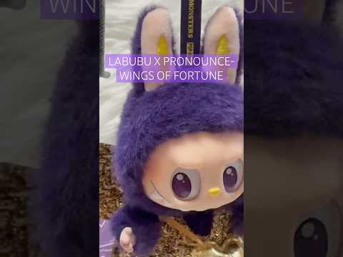 LABUBU x PRONOUNCE- WINGS OF FORTUNE Vinyl Plush Hanging Card #labubu #shopping #unboxing #popmart