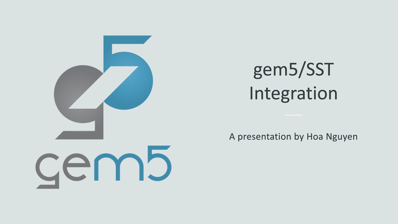 gem5 bootcamp 2022: Integrating gem5 with an external simulator (SST) and Extra Topics