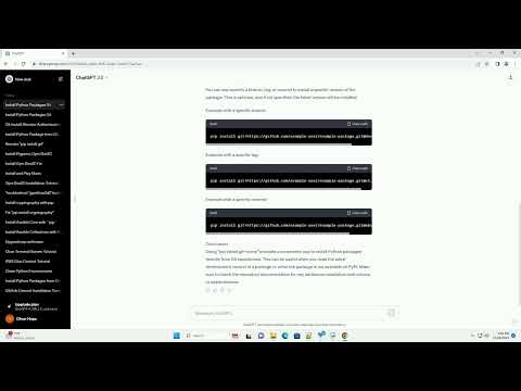 pip install git clone