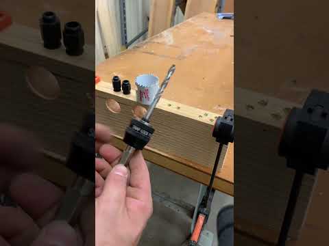 Diablo hole saw snap lock mandrel!