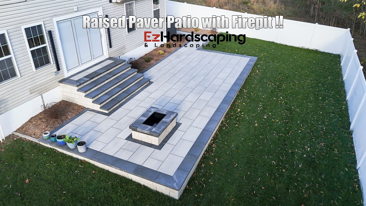 Raised paver patio (timelapse)