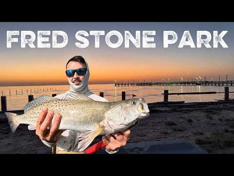 Wade Fishing North of This Famous Park For Whatever Bites! Port Mansfield Tx