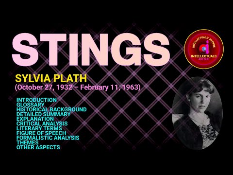 Stings by Sylvia Plath Translation Literary Terms Hindi Urdu