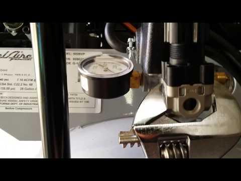 how to setup an air regulator