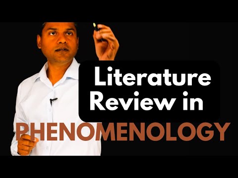 Literature Review in Phenomenology