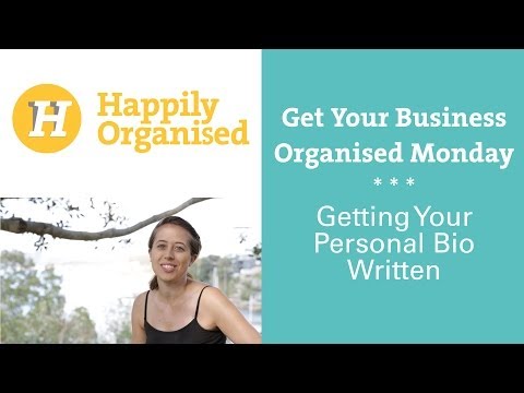 Getting Your Personal Bio Written