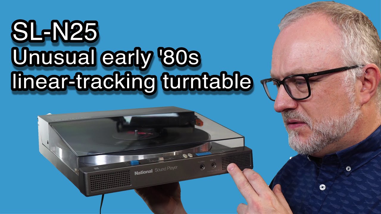 Unusual 1980s 'Technics' linear-tracking turntable (Fix & Demo)