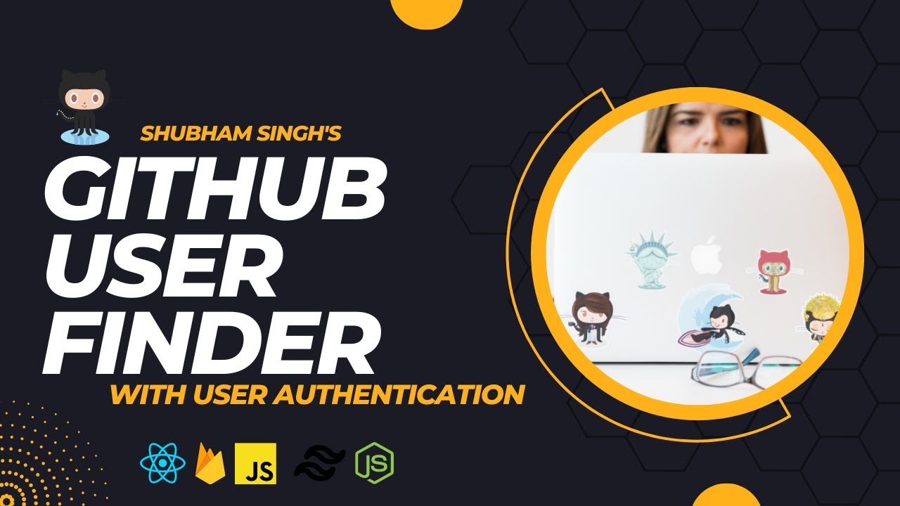 Github User Finder with User Authentication | React.js | Firebase | Tailwind.css | Node.js