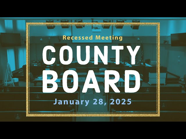 Arlington County Board Recessed Meeting Highlights January 28 2025