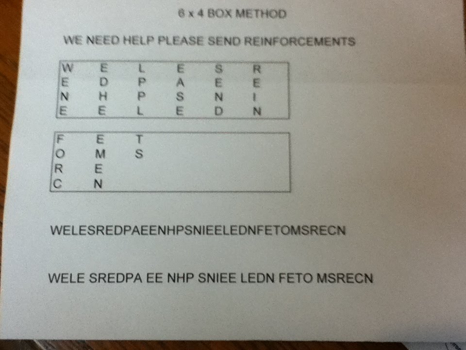 How to Create a Coded Message - Using a Secret Code - The 6x4 Box Method - Step by Step Instructions
