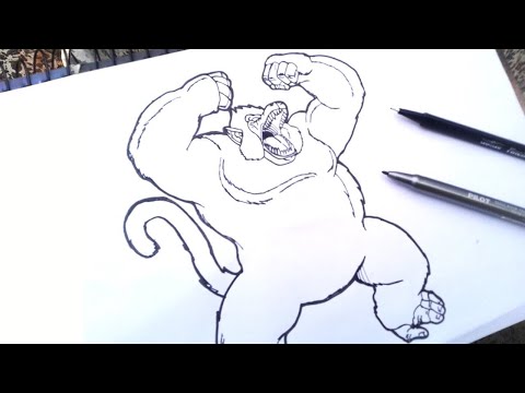 Cómo dibujar el goku oozaru Dragonball Z