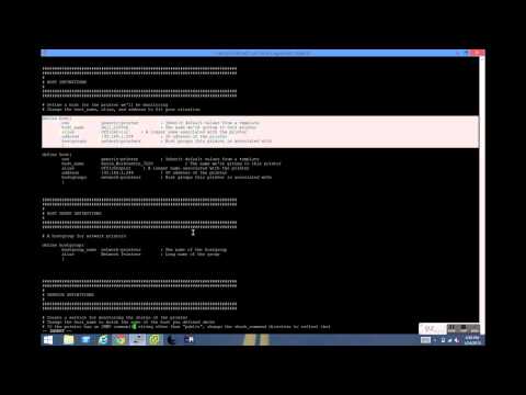Basic Printer Monitoring Nagios Core 4