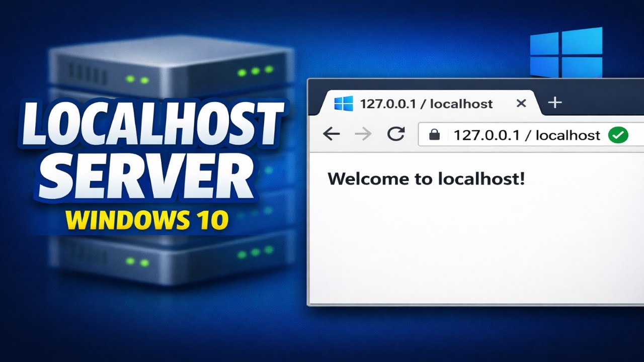 How to Setup localhost Server in Windows 10 Create Local Host Server IIS Server Windows 10