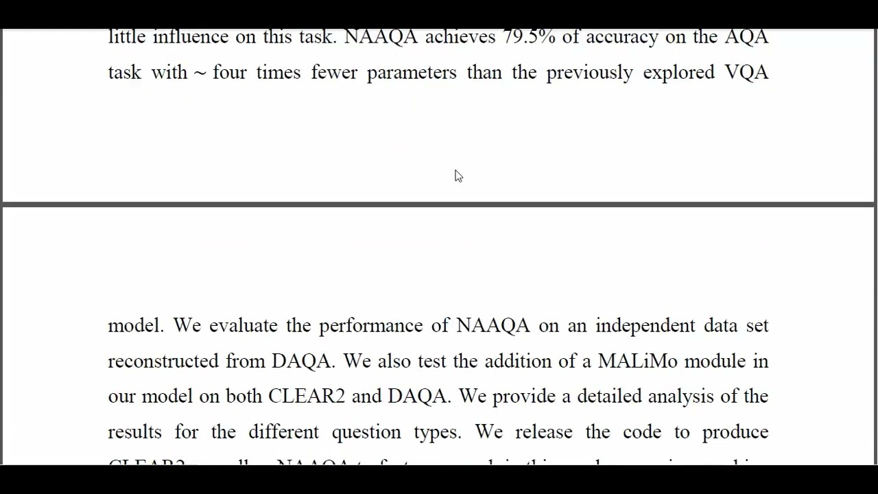 A Neural Architecture For Acoustic Question Answering In Python Okok Projects Final Year