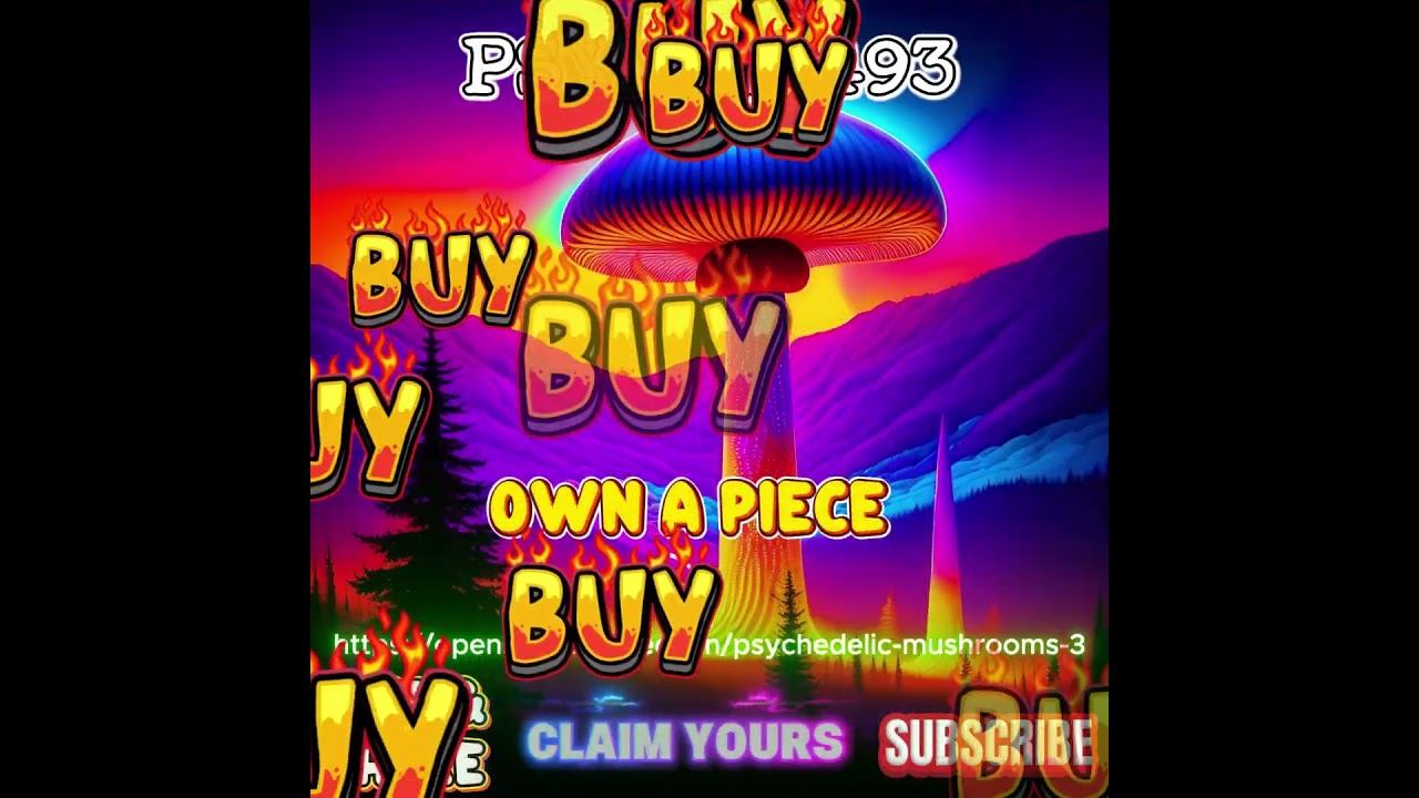 🍄PSYCHEDELIC MUSHROOMS🍄NFT COLLECTION ON POLYGON ⛓️ #nft #polygon #opensea #openseanft  #art #trip