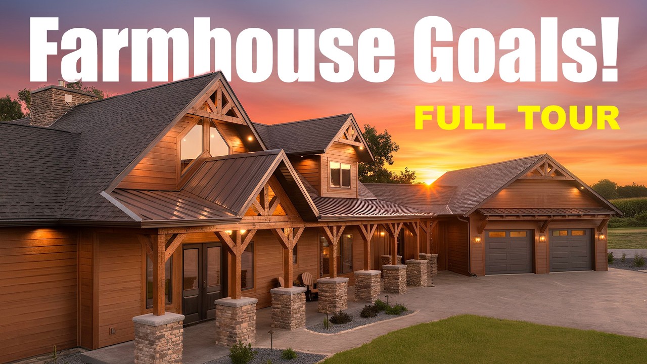 Step Inside This Gorgeous Timber Farmhouse