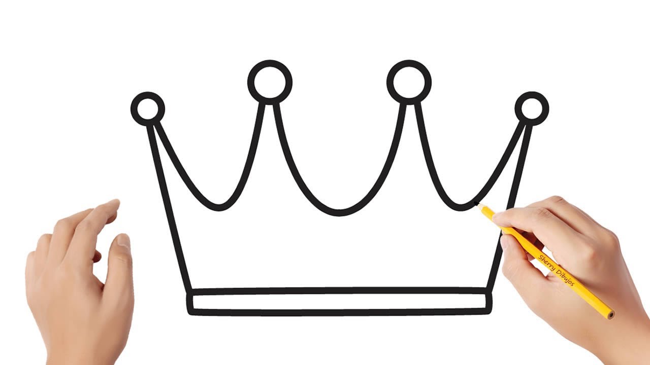 Cómo dibujar una corona | Dibujos sencillos