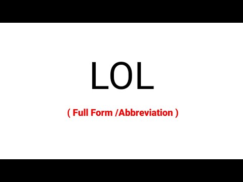 LOL Full form | LOL Abbreviation | LOL meaning | English Tamil Dictionary