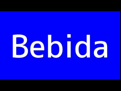 How to say Drink in Spanish
