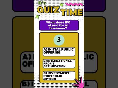 📈 What Does IPO Stand For in Business?