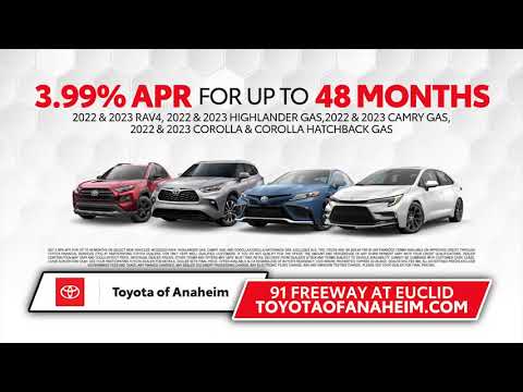 Get Special APR Financing Rates On Select New Toyota Models In Anaheim, CA | Toyota of Anaheim