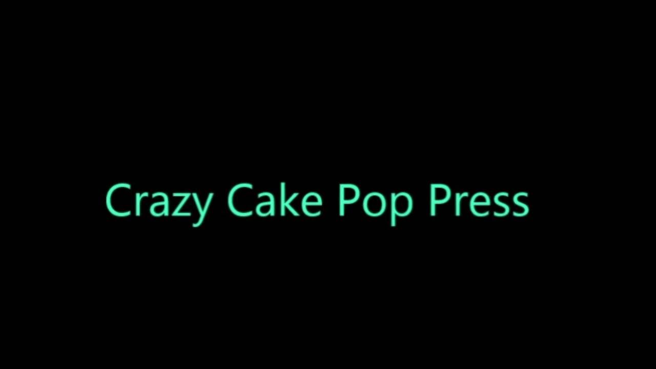 Crazy Cake Pop Press - Gwen's food video