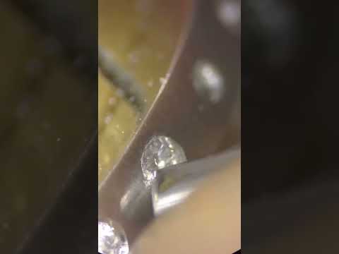 I really enjoy flush setting diamonds