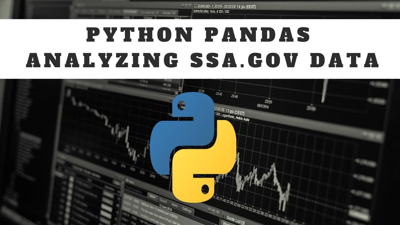 python pandas data analysis tutorial - SSA.gov data