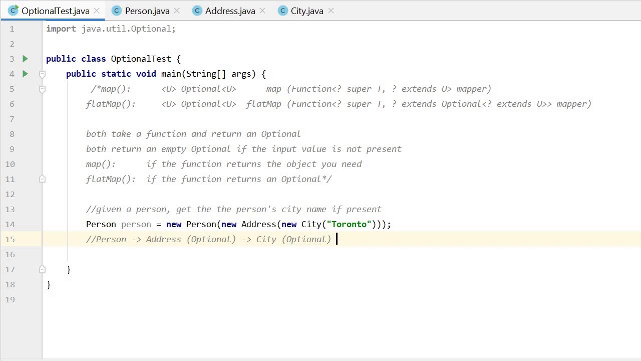 Java Optional map() And flatMap() Super Simple Example