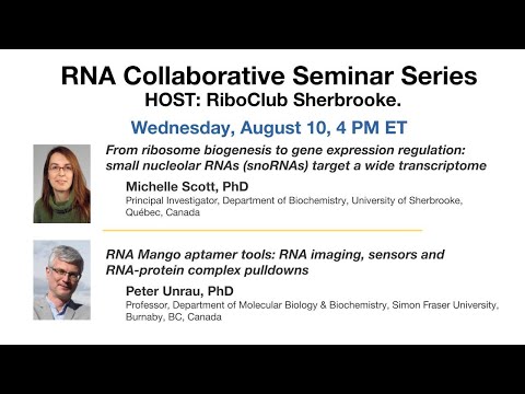 RNA Collaborative - Riboclub Sherbrooke , August 10, 2022