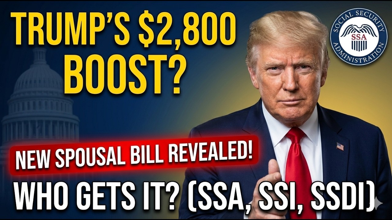 $2,800 Social Security Boost? New Spousal Bill Could Raise Your Benefits BIG!