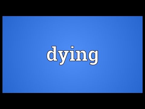 Dying Meaning