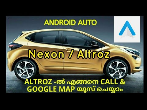 Altroz/Nexon How to use android auto| Connect your phone and call in Altroz| Google map
