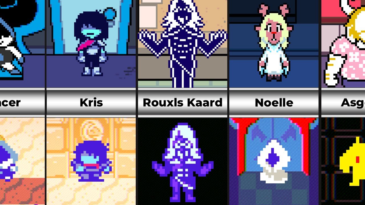 Deltarune - Sprite Comparison