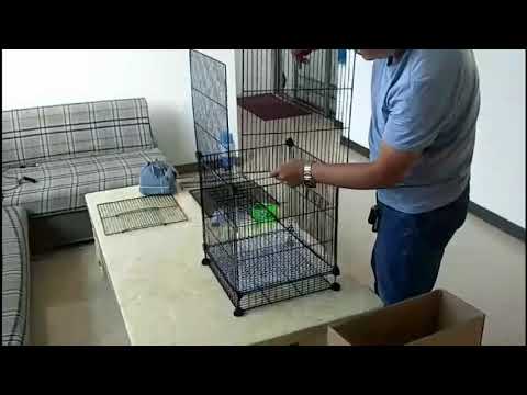 LuxuriOcean 34” Chinchilla Cage Guinea Pig Ferret Rat Degu Hedgehog transparent cage